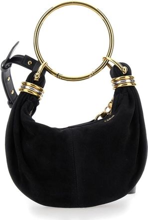 Chlo&eacute; Femme, Sacs, Noir, Taille: ONE Size Mini Sac Hobo Bracelet