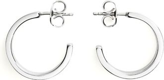 Maison Margiela Logo Earrings - Silver