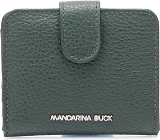 Mandarina Duck Damen Mellow Leather Wallet Reisezubehör-Brieftasche, Pine Green