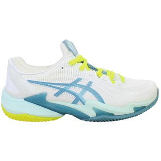 Asics Asics Court FF 3 Clay Damen Wei&szlig; Tennis Schuhe