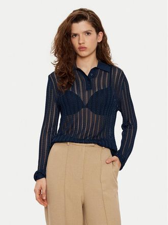 Tommy Hilfiger Pullover WW0WW44454 Dunkelblau Slim Fit