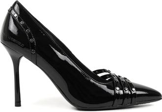 Karl Lagerfeld escarpins pointus Sarabande 105 mm à détails de clous - Noir