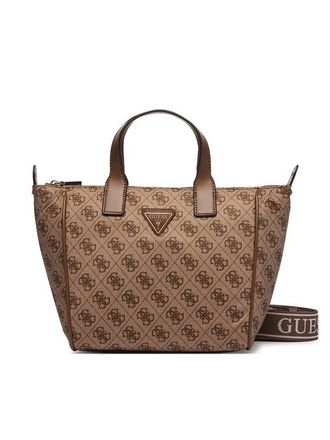 Guess Handtasche Adrian Logo Travel TWNB21 68019 Braun