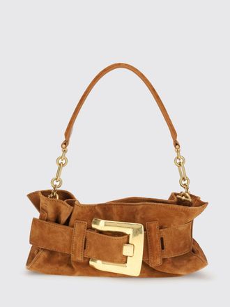Balmain Sac Port&eacute; &eacute;paule Femme couleur Marron