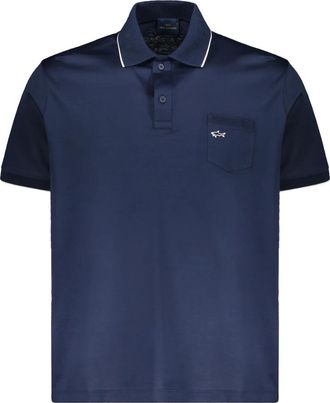 Paul & Shark Homme, Tops, Bleu, Taille: 2XL Polo &agrave; manches courtes