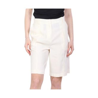 Patrizia Pepe L&auml;ssige- taillierte Bermuda-Shorts - - Shorts - Damen - Beige - XL