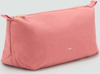 Mango Trousse de maquillage matelass&eacute;e logo rose - Femme - Taille unique - MANGO