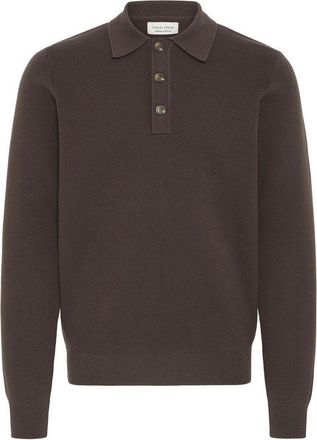 Casual Friday Strickpullover CFAbel Modischer Feinstrickpullover mit Polo-Kragen