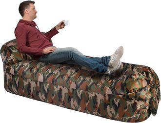 Generic Aufblasbarer Lounger wasserdicht - Campingstuhl explodieren, Entspannung des leichten Luftsofas | Musikfestivals, Strandwanderpartys, tragbares Pickni