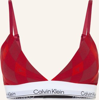 Calvin Klein Triangel-Bh Icon Cotton Modal rot