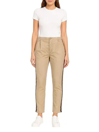 Pinko Womens Trousers Cotton Apparel - Trousers-Leggings Beige