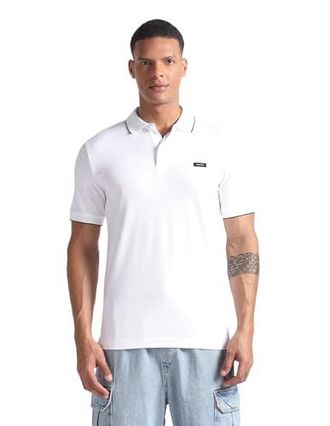 Calvin Klein Polo Stretch Coton piqu&eacute; Homme
