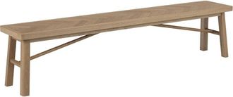 Hellin Galway Sitzbank Fischgr&auml;t eichendekor