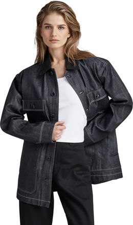 G-Star RAW Herren Premium Chore Unisex Jacke Evergreen