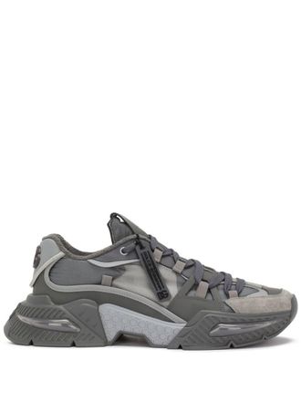 Dolce & Gabbana Airmaster Sneakers mit Kontrasteins&auml;tzen - Grau