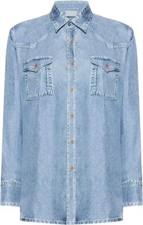 Pierre-Louis Mascia Homme, Chemises, Bleu, Taille: L Silk shirt