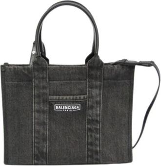 Balenciaga unisex, Pre-owned, Noir, Taille: ONE Size Sac cabas petit Pre-owned Hardware