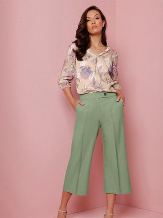 Cr&eacute;ation L Klassische Bluse Lyocell-Bluse 3/4-Arm