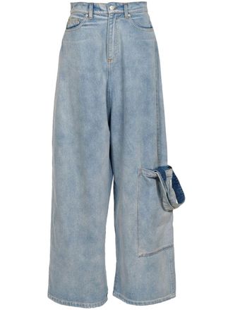 Natasha Zinko jean Transformers - Bleu