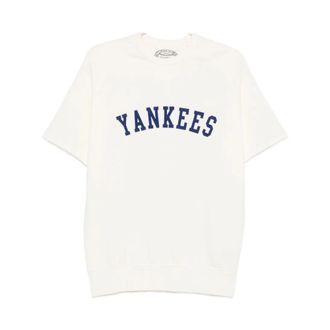 CHESAPEAKE'S Homme, Sweatshirts et sweats &agrave; capuche, Beige, Taille: L SweaT-shirt MC Yankees