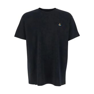 Vivienne Westwood Femme, Tops, Noir, Taille: 42 FR T-Shirt Classique