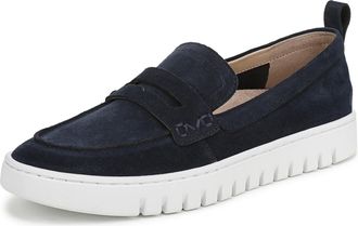 Vionic Damen Uptown Loafer, Marineblaues Wildleder, 42 EU