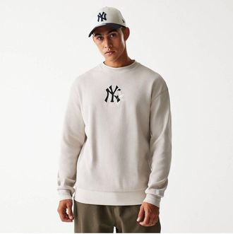 New Era Herren Sweatshirt WAFFLE OVERSIZED CREW NEW YORK YANKEES