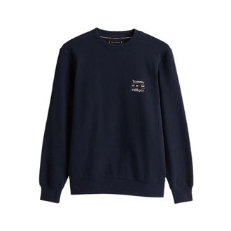 Tommy Hilfiger Sweatshirt mit gesticktem Logo - - Sweatshirts & Hoodies - Herren - Blau - S