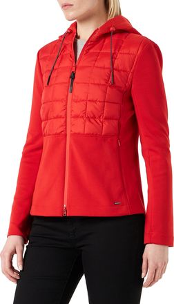 Gerry Weber Damen Softshelljacke mit Material-Patch Langarm unifarben Fire 42