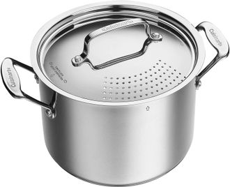 Cuisinart 766S-22 Pastatopf aus Edelstahl mit Siebdeckel, 6 l