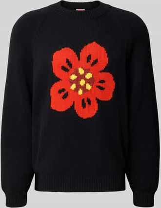 Kenzo Regular Fit Pullover in Strick-Optik