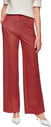 Marc Cain Schlupfhose Prairie Muse Premium Damenmode Form: WINDER, High Waist, Jersey, Rautenmuster