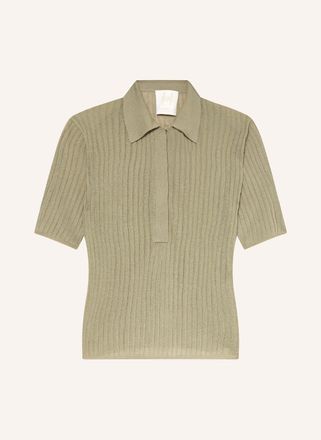 Marella Strick-Poloshirt gruen