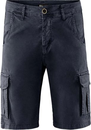 Bomboogie Homme, Shorts, Bleu, Taille: W40 Bermuda cargo en gabardine de coton
