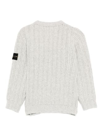 Stone Island Boys Junior Sweater Grey