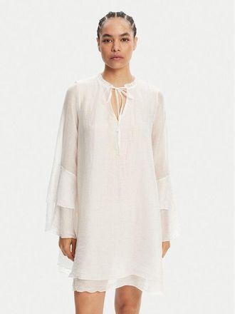 Vicolo Sommerkleid TD0753 Wei&szlig; Regular Fit