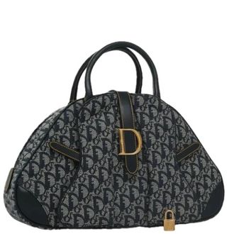 Dior Pre-owned Vintage Trotter Canvas Handtasche - - Pre-owned - Damen - Blau - ONE SIZE