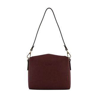 Pourchet Femme, Sacs, Rouge, Taille: ONE Size Cassetta Leather Bag