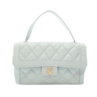 Chanel Sac &agrave; main vintage doccasion - Femme - Pre-owned - Bleu - Taille: ONE Size