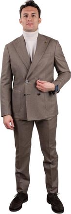 Sartoria Latorre Homme, Costumes, Gris, Taille: XL Double Breasted Suit