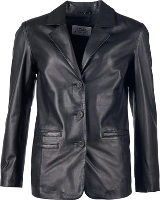 JCC Lederblazer 310174401 Black