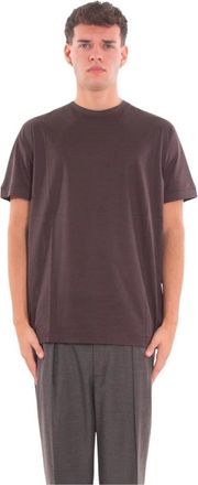 Daniele Fiesoli Homme, Tops, Brun, Taille: L Filo Scozia Regular Tee