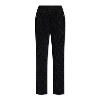 Palm Angels Hose mit Logo - - Trousers - Damen - Schwarzk - XS
