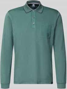 Lerros Regular Fit Poloshirt in Two-Tone-Machart