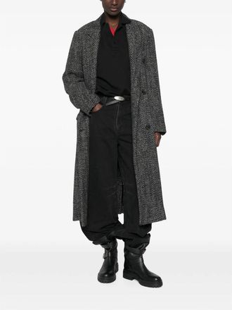 Isabel Marant Wool Boucl&eacute; Coat - Gray