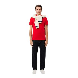 Lacoste Poloshirt f&uuml;r Herren, Regul&auml;r (Rot)