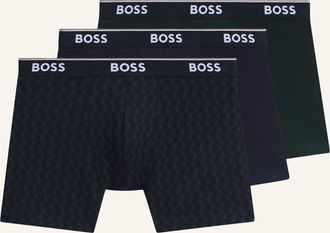 HUGO BOSS Boxershort Boxerbr 3p Power Des blau