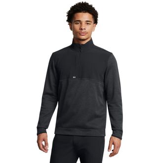 Under Armour Herren-Pullover Drive Storm Fleece, halber Rei&szlig;verschluss, (001) schwarz/anthrazit/wei&szlig;, Medium