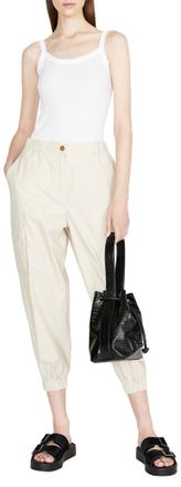 Sisley Sisley Womens Trousers 41M6LF03D Pants, Beige 14Z, 40