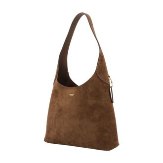 Coach Suede Shoulder Bag - Brown